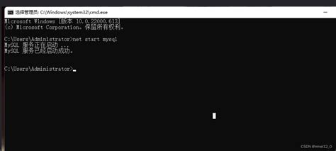 安装 mysql 服务时提示 install remove of the service denied mysqld install