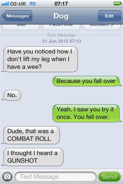 7 Hilarious Conversations You Would Probably Have With Your Dog If It Could Text | Funny dog ...
