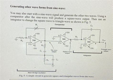 Solved The Oscillator Of Fig To Provide Square Wave Chegg