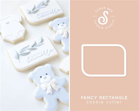 Fancy Rectangle Cookie Cutter Etsy