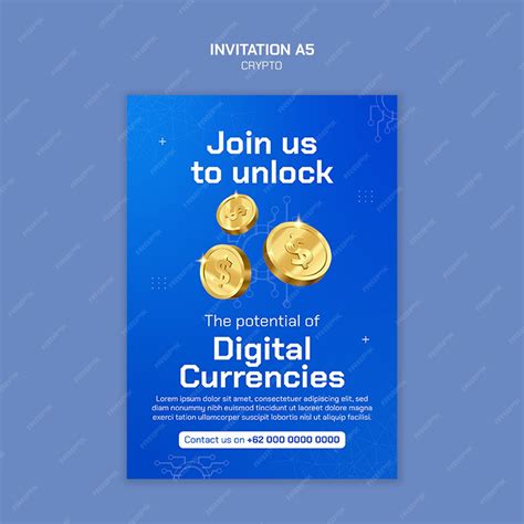Free Psd Cryptocurrency Concept Template