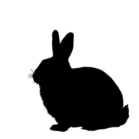 Rabbit Silhouette Clipart