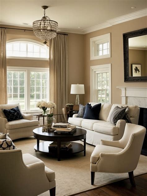 20 Beige Walls Living Room Ideas That Look Warm Expensive And Timeless