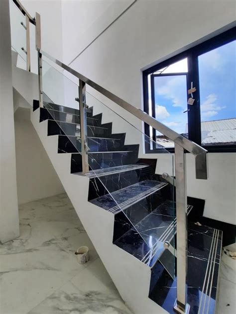 Railing Tangga Kaca Stainless El Project Gemilang Aluminium