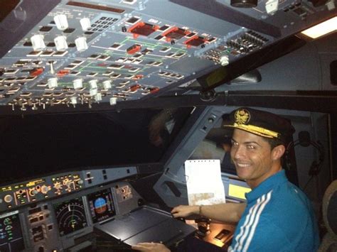 Caption This Cristiano Ronaldo Is Pilot For Few Hours Inside World Soccer