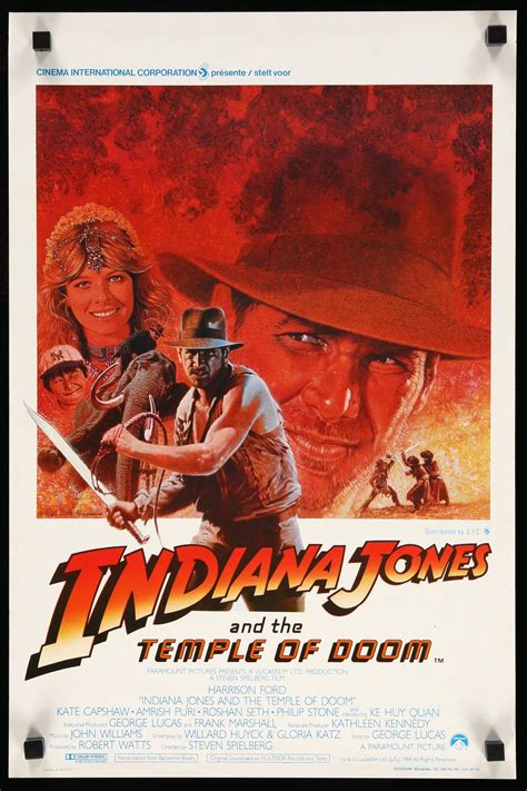 Indiana Jones Temple Of Doom Poster