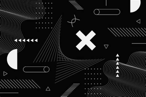 평면 추상 와이어 프레임 배경 무료 벡터