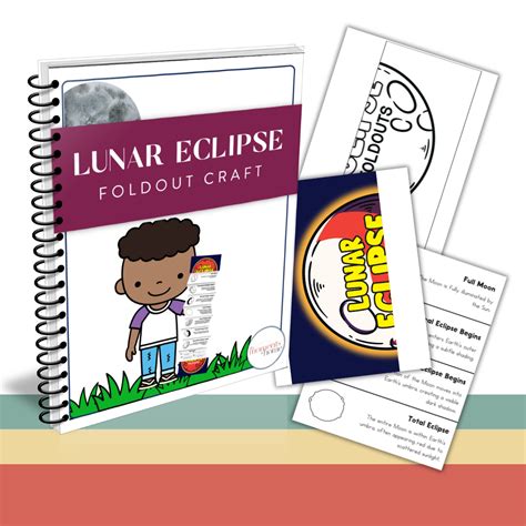 Lunar Eclipse Fold Out Craft The Moments At Home