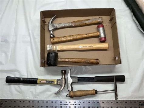Assorted Hammers Mallets Legacy Auction Company