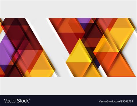 Abstract Geometric Background Modern Overlapping Vector Image