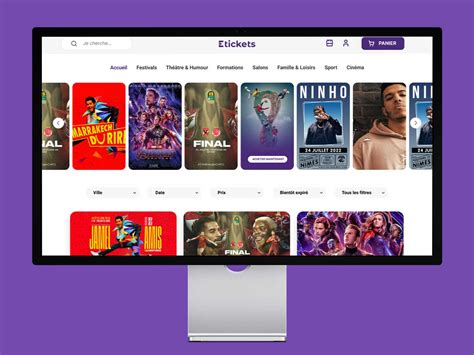 Uiux Design For Eticets Ticketing Platform By Mouad On Dribbble