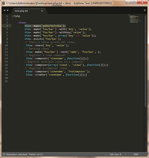 Laravel Cheat Sheet Packages Package Control