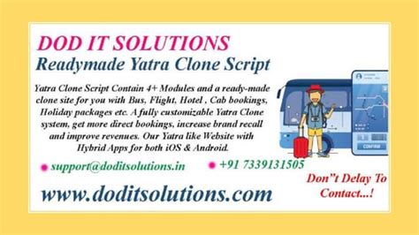 Yatra Clone Script Dod It Solutionspptx