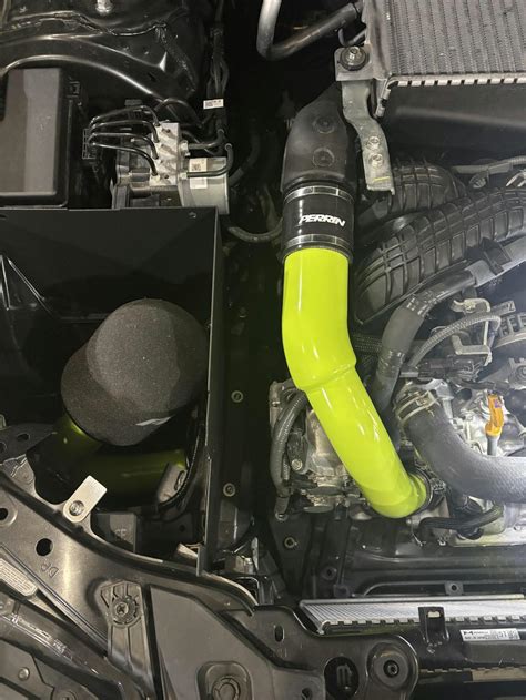 Perrin Charge Pipe Neon Yellow 2022 2025 Wrx 2022 2025 Outback Wilde