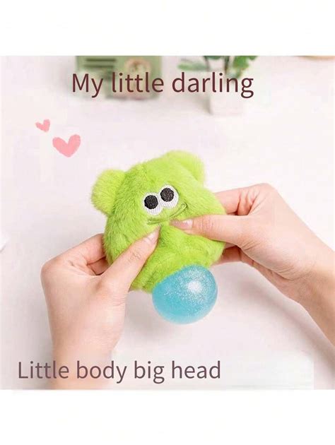 Funny Cartoon Plush Toy Squishy Squeeze Bubble Blowing Monster For
