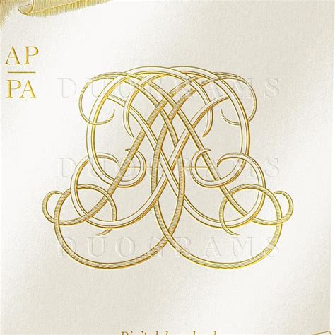 Ap Monogram Etsy