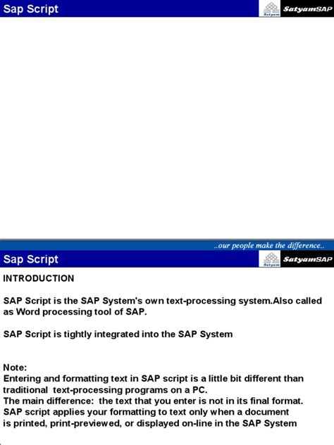 15 Sap Script Pdf Page Layout Scripting Language
