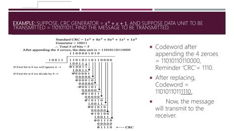 cyclic redundancy check pptx