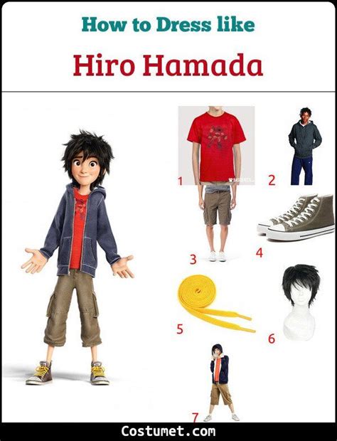 Hiro Hamada Big Hero 6 Costume For Halloween Big Hero 6 Costume