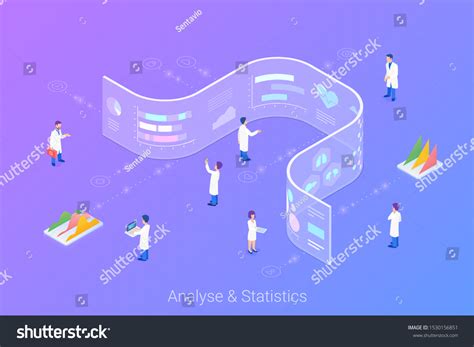 Analyse Statistics Big Data Charts Diagrams Stock Vector Royalty Free 1530156851 Shutterstock