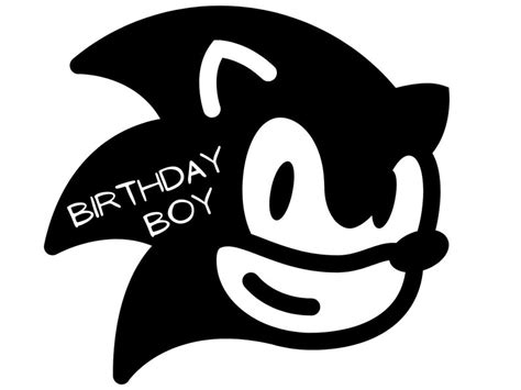 Svg Png Instant Download Sonic The Hedgehog Birthday Birthday Shirt