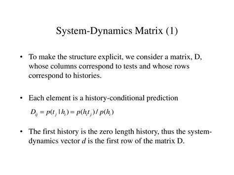 Ppt Predictive State Representations Powerpoint Presentation Free Download Id 3838043