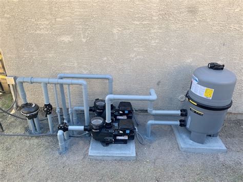 Pool Equipment Installation New Pool Equipment Pads In Gilbert