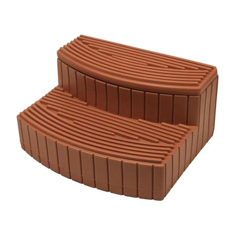 Good Ideas Good Ideas Sora Steps Lightweight Outdoor And Indoor Storage Step Terra Cotta At