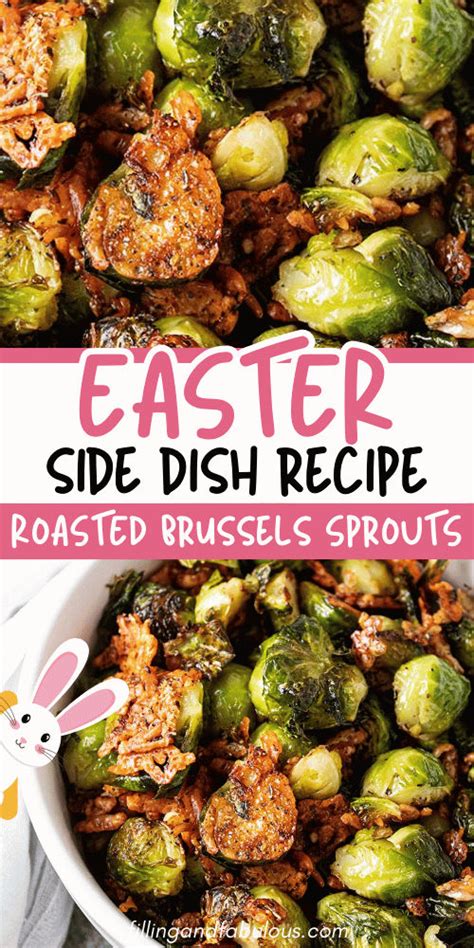 Easter Side Dish Roasted Brussels Sprouts In 2025 Easy Vegetable