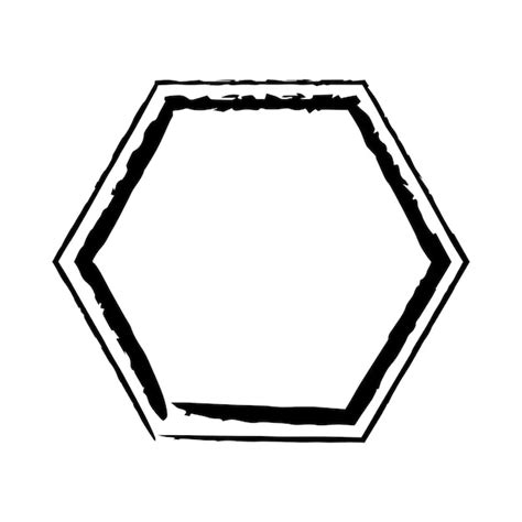 Premium Vector Star Grunge Frame Border Hand Drawn Vector Shape Icon For Decorative Vintage