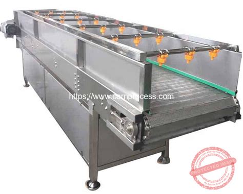 Automatic Corn Kernel Water Spray Washing Machine For Sale Corn Flake