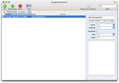 Assignment Planner For Mac Download