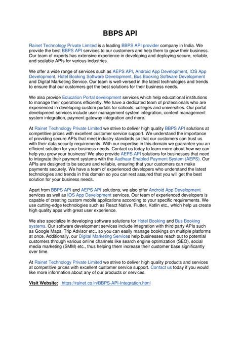 Ppt Bbps Api Powerpoint Presentation Free Download Id12097257