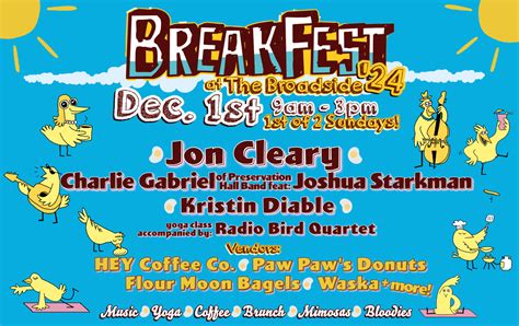 Breakfest 2024 First Sunday With Jon Cleary Charlie Gabriel And Joshua