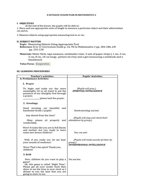 Math 2 Detailed Lp Pdf Metre