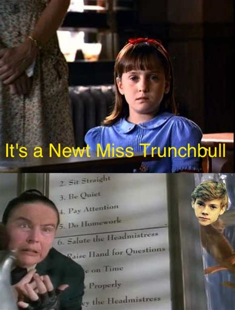 A Snake Its A Newt Miss Trunchbull I Was Watching This Last Night