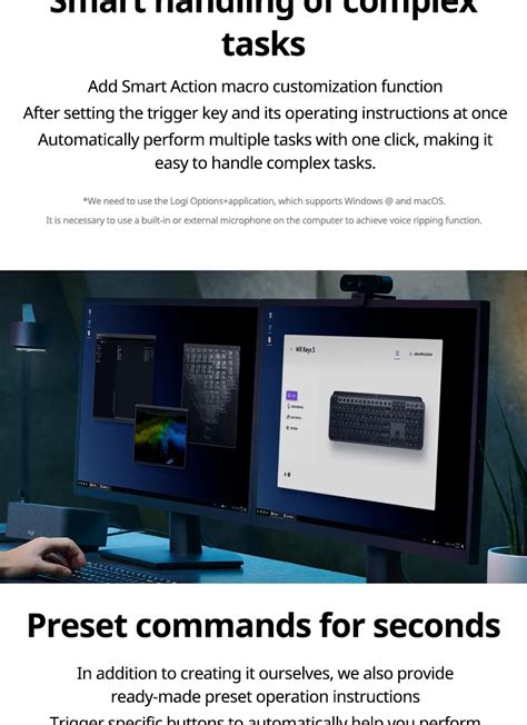 Logitech Mx Keys S Wireless Keyboard Dual Mode Backlight Rechargeable Logitech Keyboard For