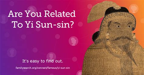 Are You Related To Yi Sun Sin