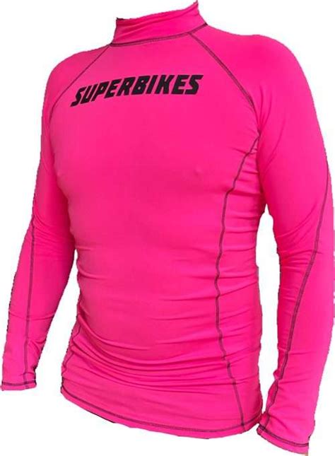 Superbikes Pink Compression Top Base Layer • Superbikes
