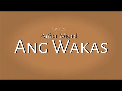 Ang Wakas Arthur Miguel Ft Trisha Macapagal Lyrics Mr Panda Hub
