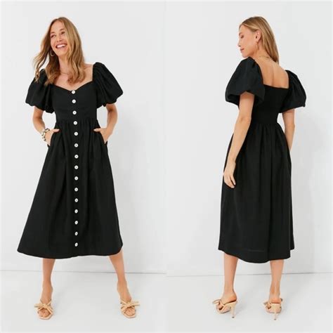 Pomander Place Dresses Tuckernuck Pomander Place Black Alexis Linen