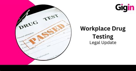 workplace drug testing legal update