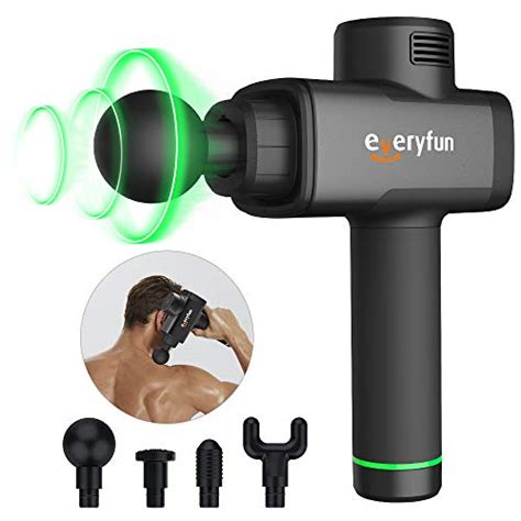 Everyfun Massage Gun Cordless Handheld Deep Tissue Massager