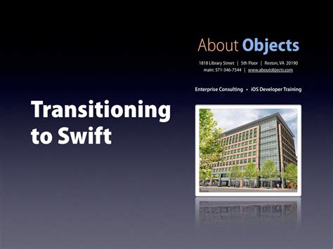 transitioning to swift speaker deck