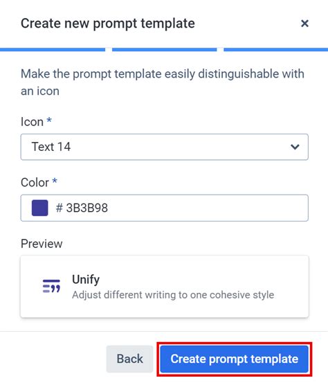 Adding Editing Or Removing AI Prompt Templates Templafy Help Center