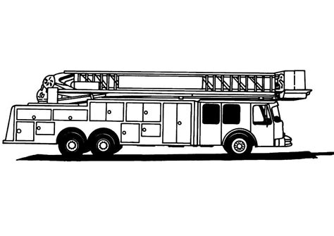 Coloring Pages Fire Truck Printable Printable Templates