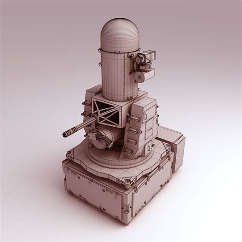 Ciws Phalanx Mk 15 Modelo 3d 99 Fbx Obj Max Free3d