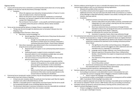 Contracts Notes Laws1075 Contracts Unsw Thinkswap
