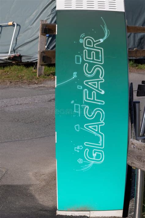 Fiber Optic Sign Symbol For Fast Internet And Modern Technology