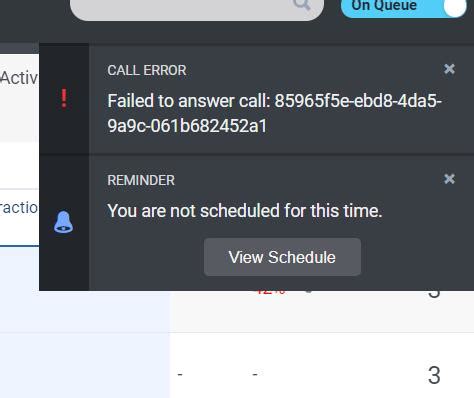 Call Error Failed To Answer Call Genesys Cloud Main